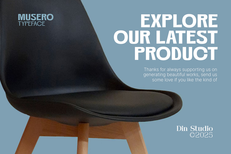 Musero | Modern Display Sans Serif Font Family