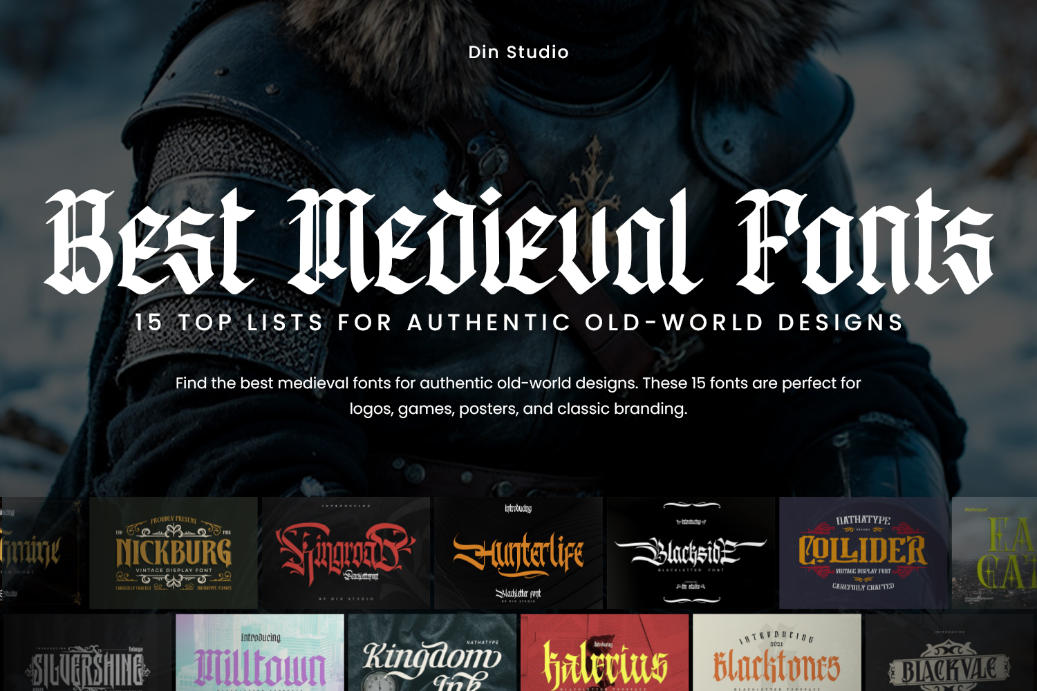 Best Medieval Fonts: 15 Top Lists for Authentic Old-World Designs - Din ...