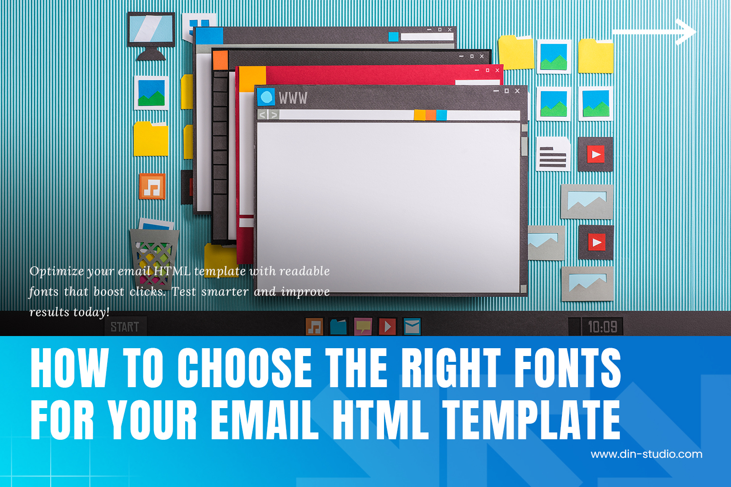 How to Choose the Right Fonts for Your Email HTML Template - Din Studio