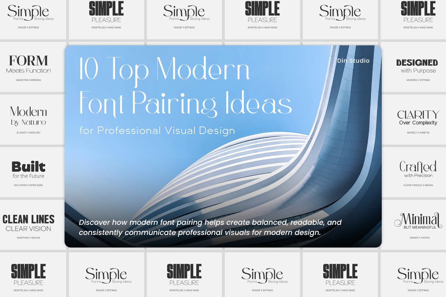 10 Top Modern Font Pairing Ideas for Professional Visual Design - Din ...